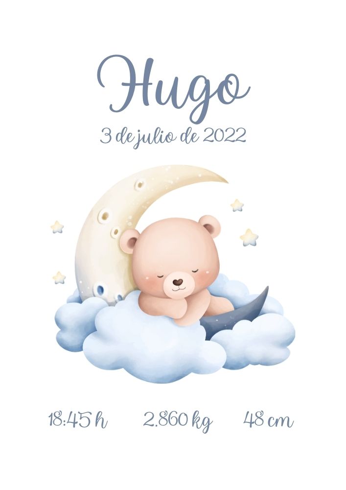 Natalicio bebé personalizado - Petite